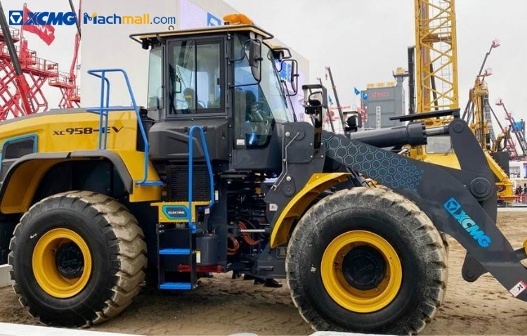XC958-E electric loader for sale | XCMG 5 ton electric wheel loader price, MACHMALL