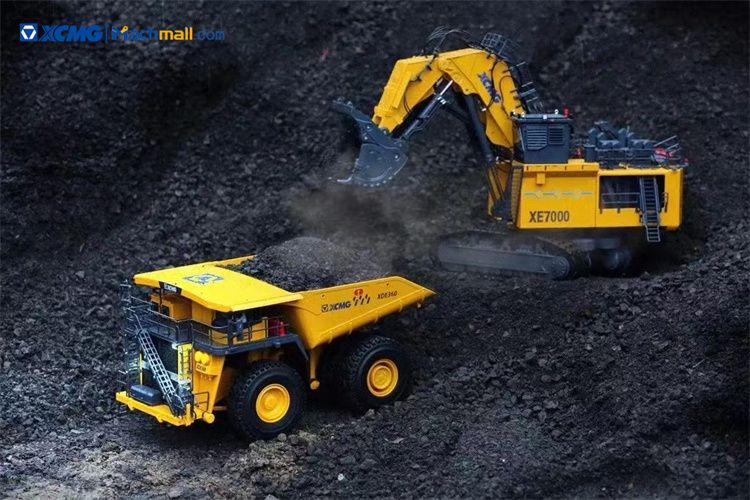 XCMG XE7000 1:50 Diecast Mining Excavator Model for sale, MACHMALL