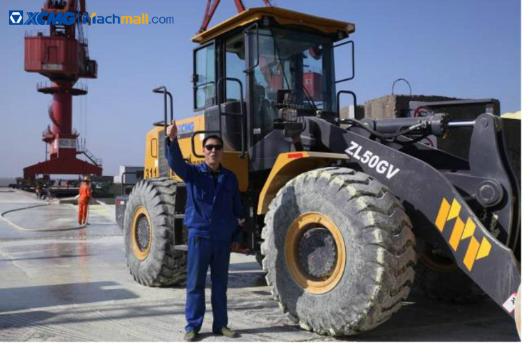 XCMG ZL50GV 5ton 3m3 162kw wheel loader for sale, MACHMALL