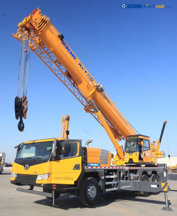 XCMG official 35 ton lifting crane XCT35 price, MACHMALL