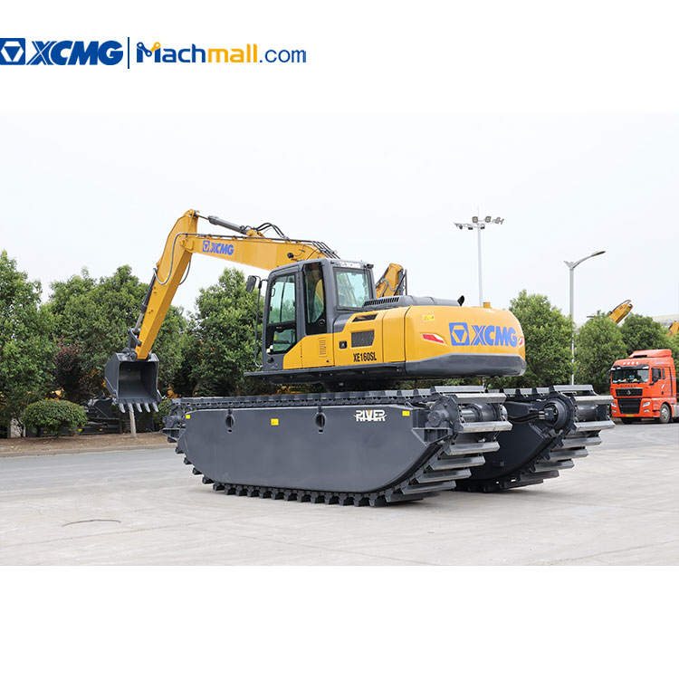 XCMG Offical XE160SL Amphibious Mini Crawler Excavator, MACHMALL