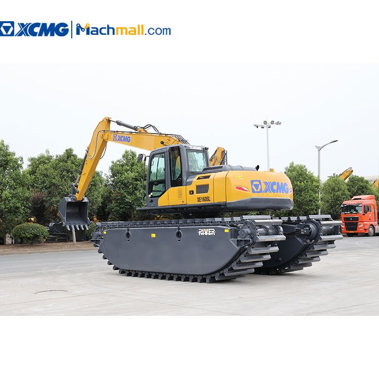 XCMG Offical XE160SL Amphibious Mini Crawler Excavator, MACHMALL