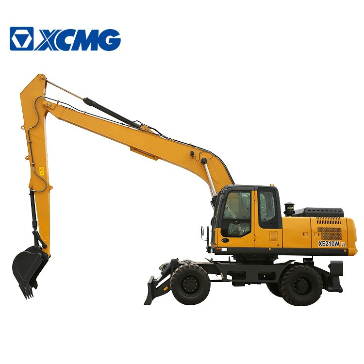 XCMG Excavator Long Reach 20 ton New Wheel Excavators Machine XE210WLL price, MACHMALL