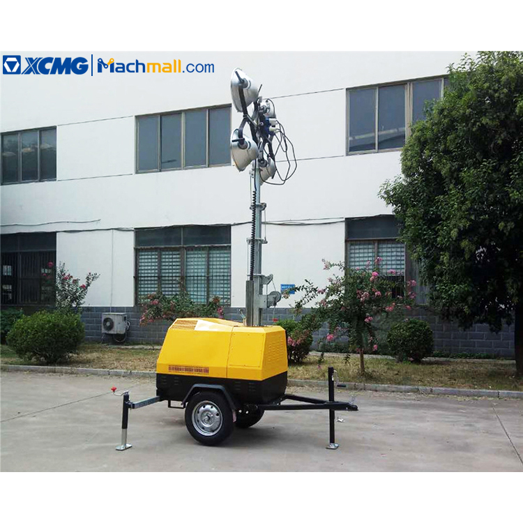 XCMG Official 7m Emergency Light 4VA4000 Telescopic Diesel Generator Light Tower price, MACHMALL