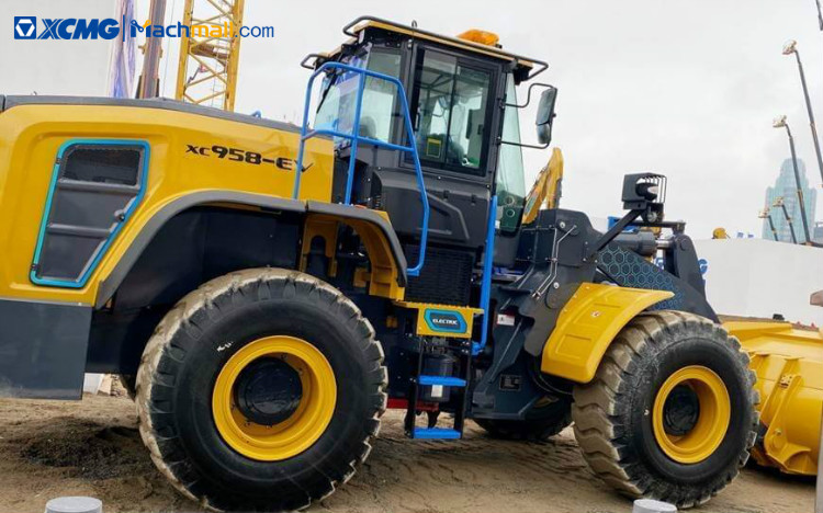 XC958-E electric loader for sale | XCMG 5 ton electric wheel loader price, MACHMALL