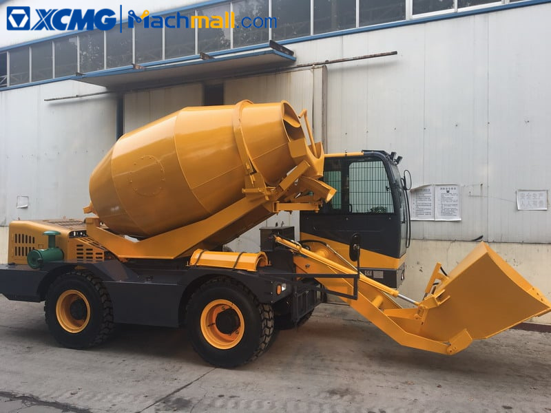 XCMG Official small concrete mixer machine 4 cubic meters SLM4 price in Singapore, MACHMALL