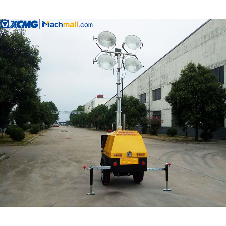 XCMG Official 7m Emergency Light 4VA4000 Telescopic Diesel Generator Light Tower price, MACHMALL