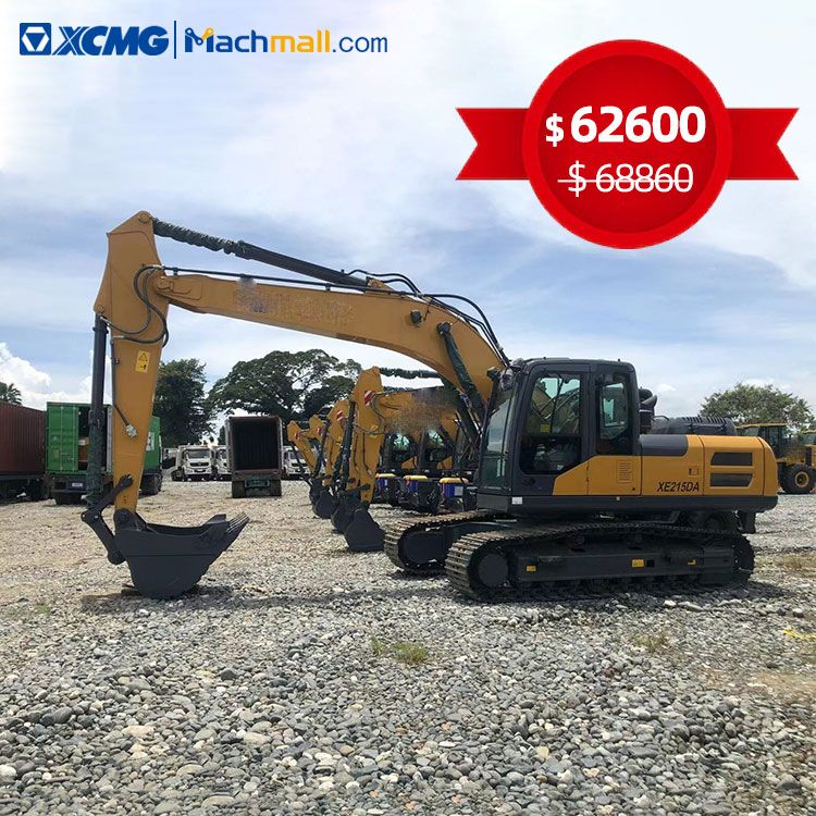 XCMG Official Used 20 ton Crawler Excavator XE215DA for Sale, MACHMALL