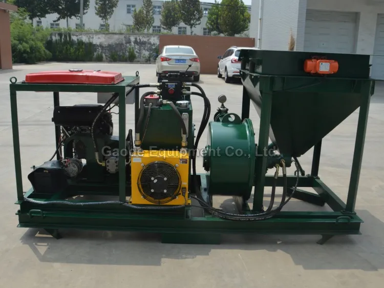 Gaodetec GDS1500G Gasoline engine Concrete Shotcrete Pump for wet ...