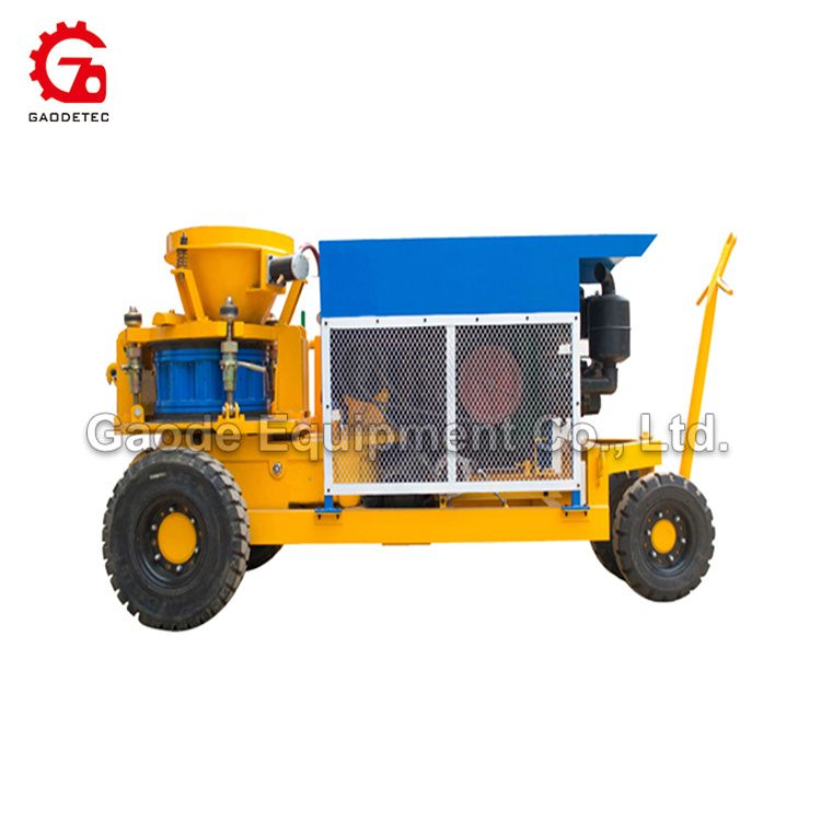 Gaodetec GSZ3000D diesel wet mix shotcrete machine for sale, MACHMALL