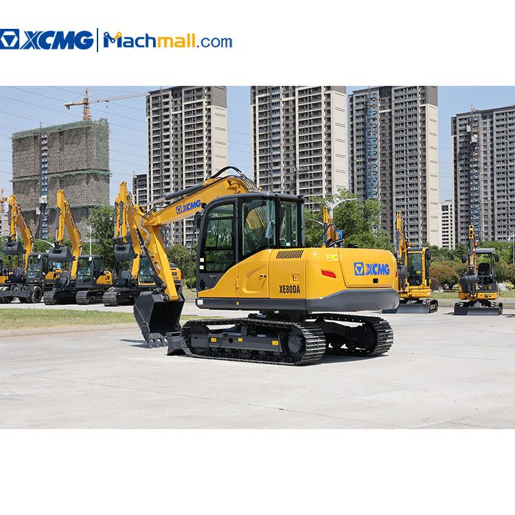 XCMG official excavator 8T Hydraulic Crawler Excavator XE80DA with good ...