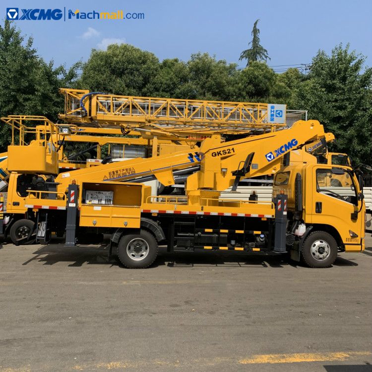 XCMG basket lift 12m rated load 200kg basket trucks for sale, MACHMALL