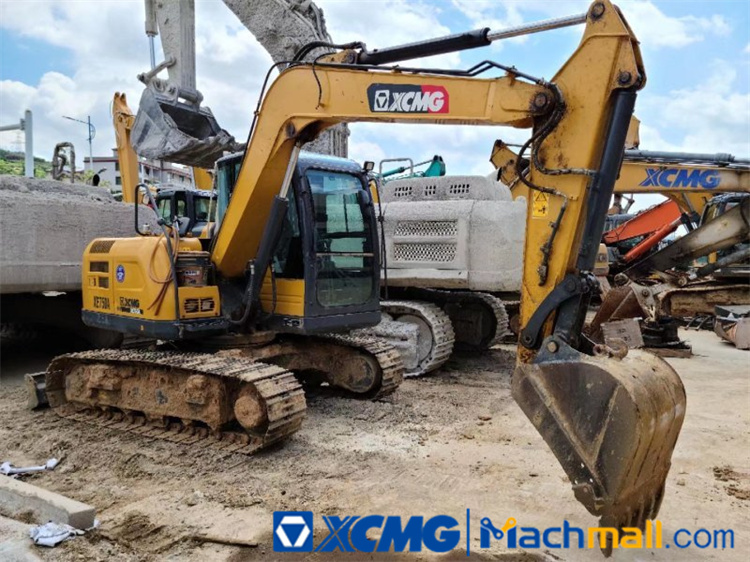 XCMG 7.5t XE75DA 2020 Used Small Excavator For Sale, MACHMALL