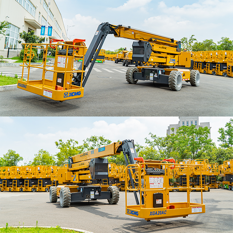XCMG 20m Crank Mobile Articulated Towable Trailer Lift Platform XGA20AC ...