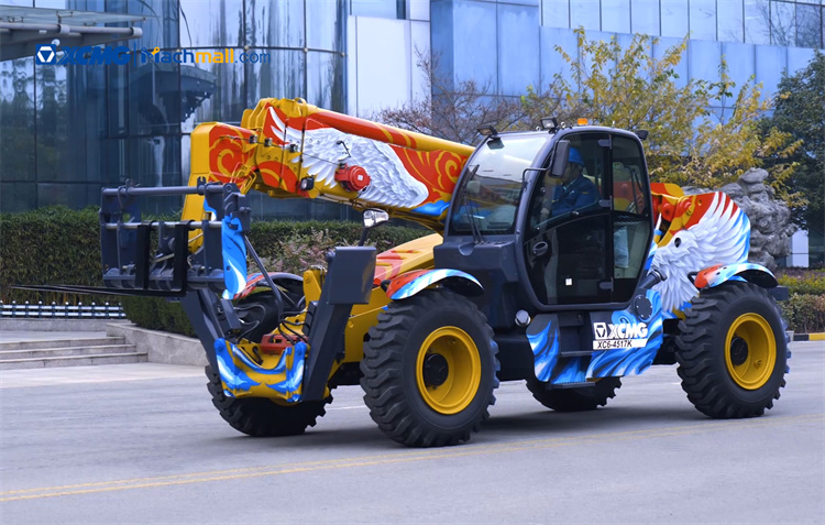 XCMG 17m Telescopic Forklift Telehandler XC6-4517 price, MACHMALL