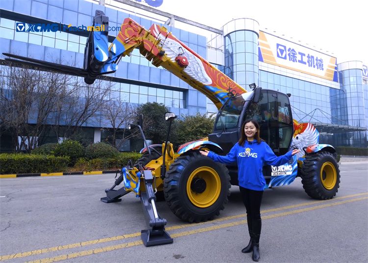 XCMG 17m Telescopic Forklift Telehandler XC6-4517 price, MACHMALL