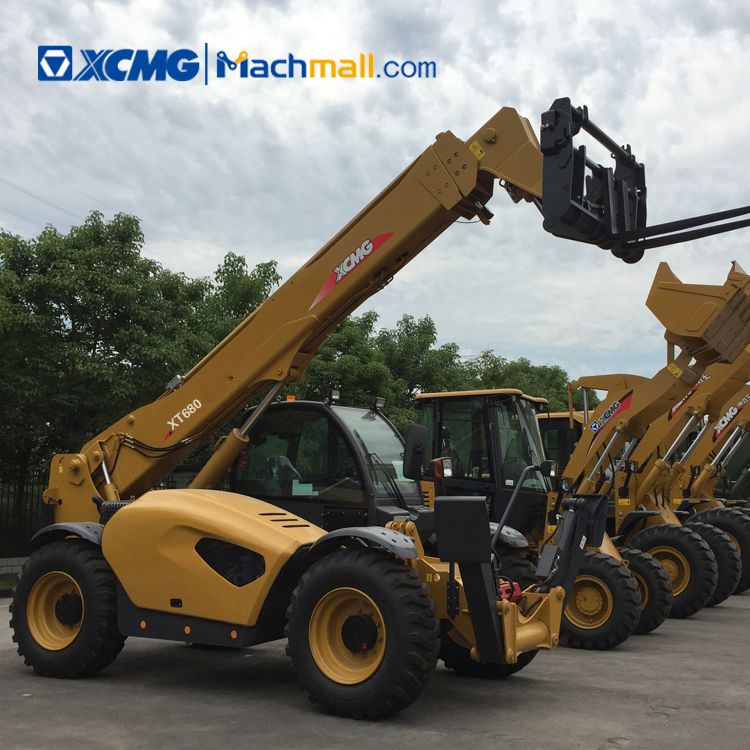 XCMG official 4.5 ton Chinese telehandler XT680 price, MACHMALL