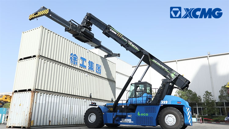 XCMG official XCS4531E port machinery electric 45 ton reach stacker for ...