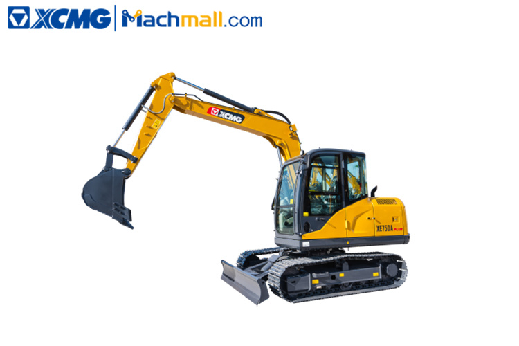 Small excavator XCMG XE75DA PLUS 7.5 ton hydraulic machine for sale ...