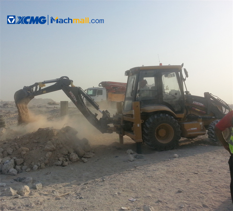 XCMG Manufacturer 2 ton Compact Loader Digger XT870H price, MACHMALL