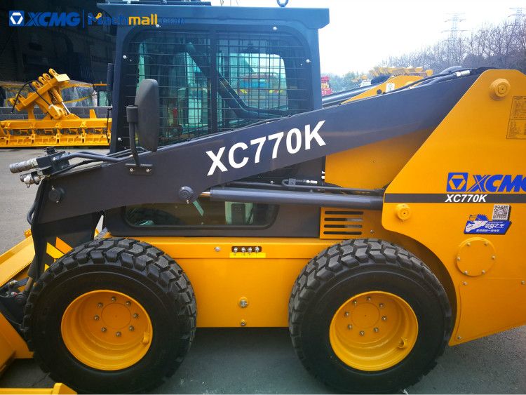 XCMG skid steer wheel loader 1 ton XC770K price, MACHMALL