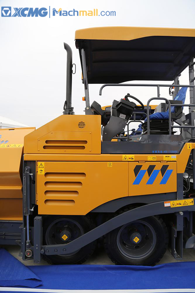 XCMG official special offer 4.5m paving width wheel concrete paver ...