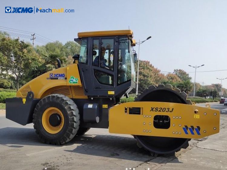 XCMG official 20 ton new road roller XS203J price, MACHMALL