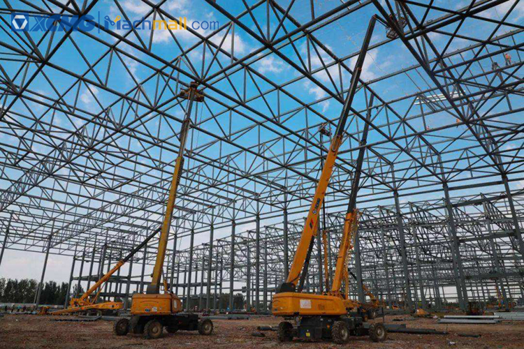 XCMG XGS40 40m Straight arm mobile elevating telescopic boom lift with ...