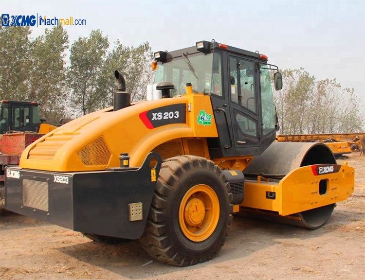 XCMG official 20 ton road roller machine XS203 price, MACHMALL