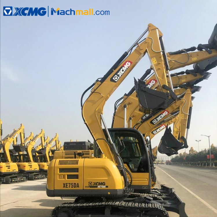 Small excavator XCMG XE75DA PLUS 7.5 ton hydraulic machine for sale ...