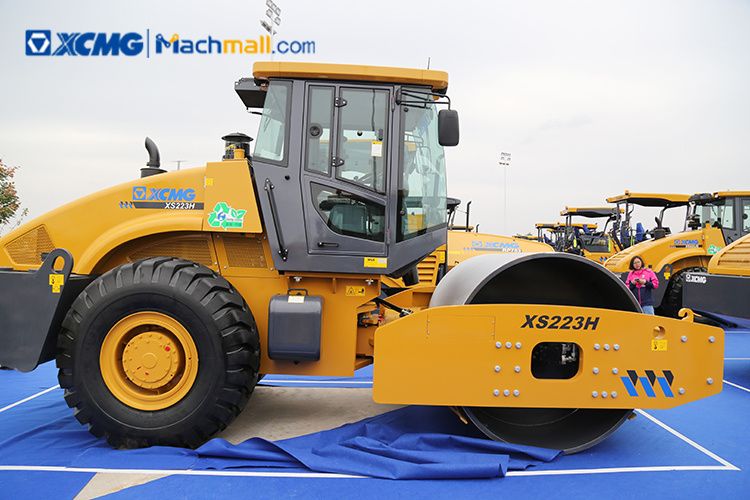 XCMG 22 ton single drum road compactor XS223H price, MACHMALL
