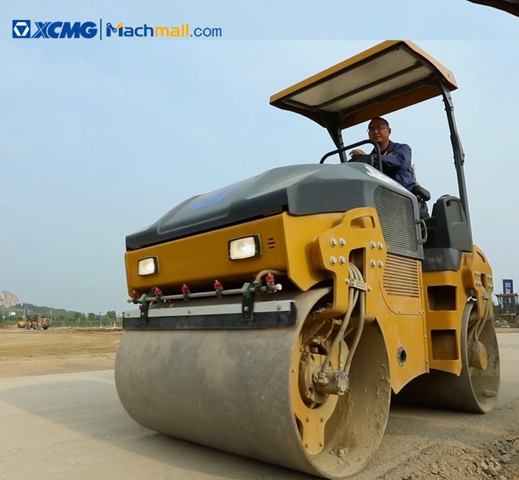 XCMG 3 ton light vibratory road roller compactor equipment for North ...