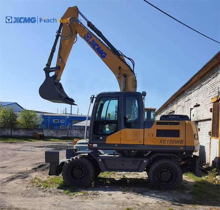 Wheeled Excavators | XCMG XE150WB 14 ton Excavator with Cummins Engine ...