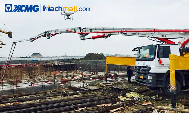 XCMG concrete pump machine diesel with Sinotruk HOWO chassis HB43V sale ...