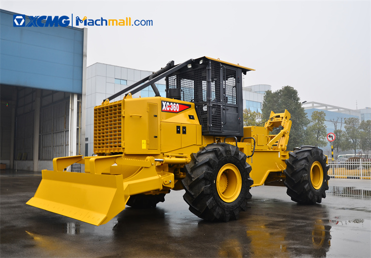 XCMG 240hp Forest Log Skidder Machine XC360 price, MACHMALL