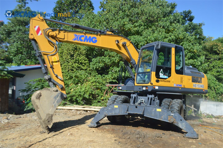 Wheeled Excavators | XCMG XE150WB 14 ton Excavator with Cummins Engine ...