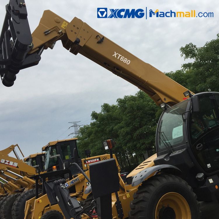 XCMG official 4.5 ton Chinese telehandler XT680 price, MACHMALL