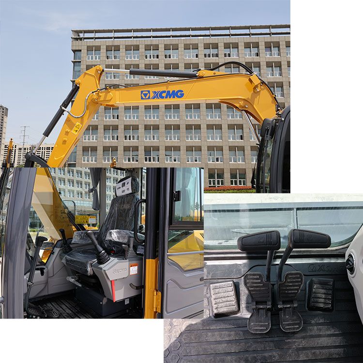 XCMG official XE75DA mini excavator 7.5 ton excavator, MACHMALL