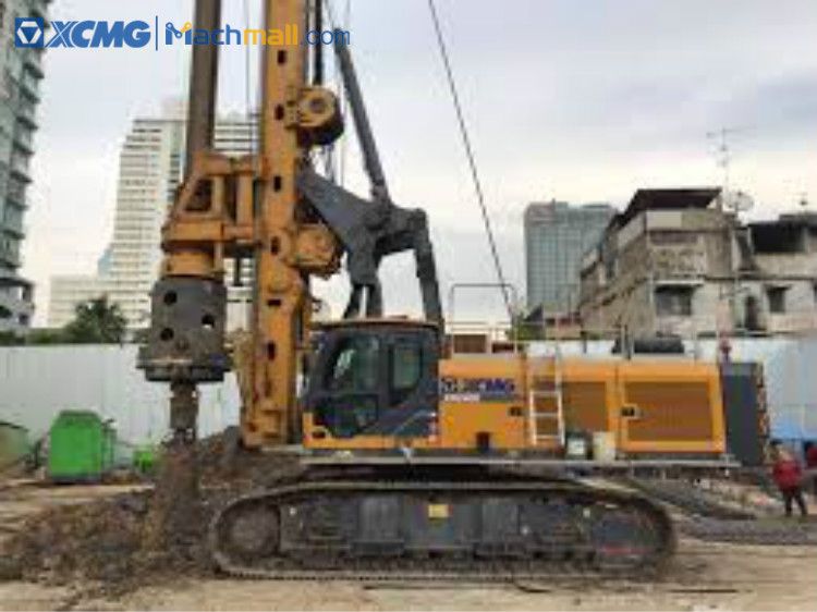XCMG 240kn 70m Hydraulic Dual Rotary Drilling Rig Bored Pile Machine ...