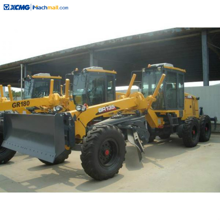 XCMG motor grader GR135 135hp new small motorgrader with ripper price ...