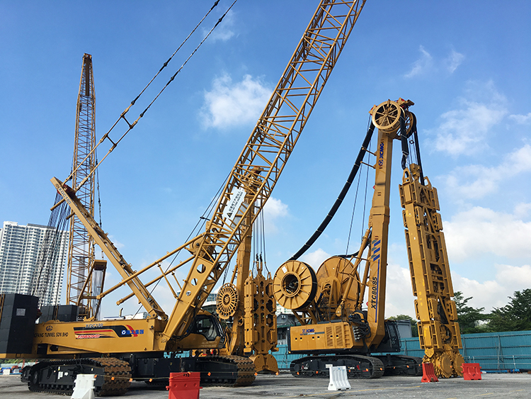 XCMG official trenching machine Trench Cutter Piling Machine XTC80-85 ...