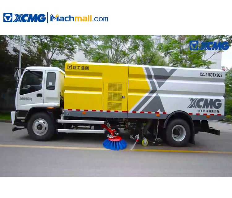 XCMG XZJ5160TXSD5 8 ton street road sweeper truck for sale, MACHMALL