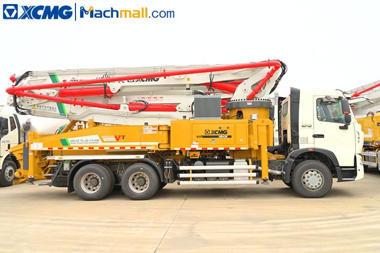 XCMG concrete pump machine diesel with Sinotruk HOWO chassis HB43V sale ...