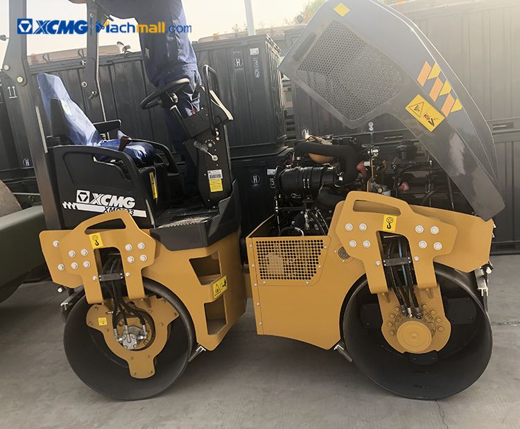 XCMG official 2 ton vibratory roller compactor XMR203 for sale, MACHMALL