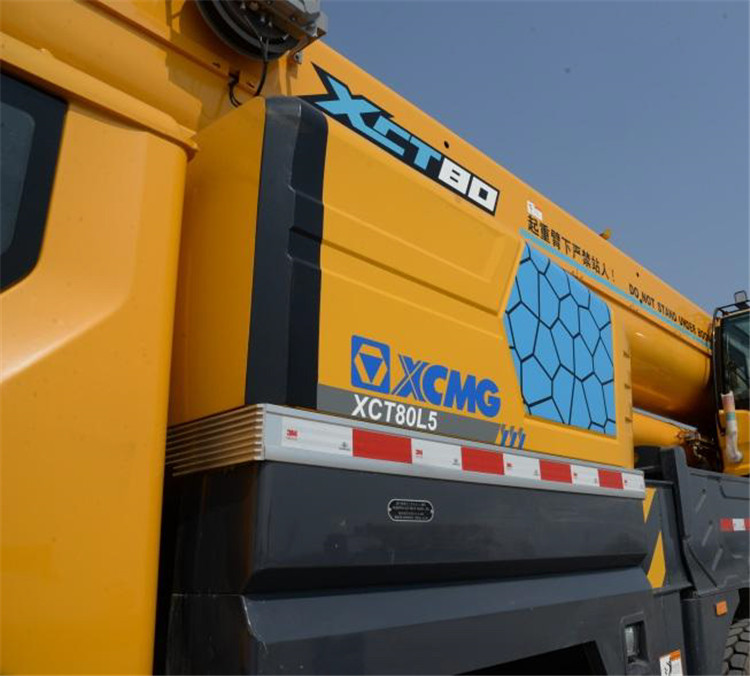 XCMG Official 80 ton hydraulic crane XCT80-M mobile truck crane for ...