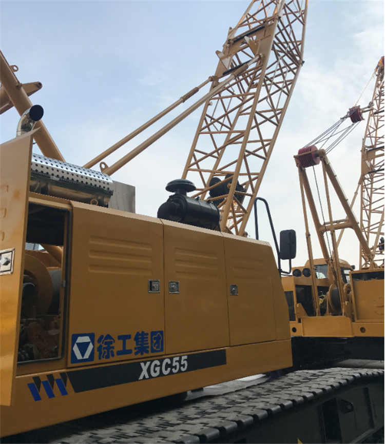 XCMG official 55 ton small crawler crane XGC55 crane crawler machine ...