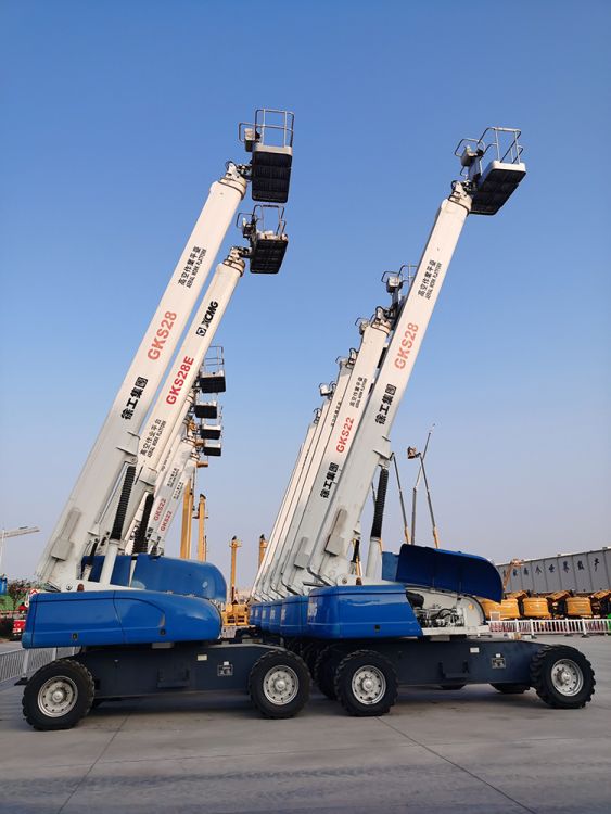 XCMG cheap telescopic boom lift GKS22 China 22m stock discount boom ...