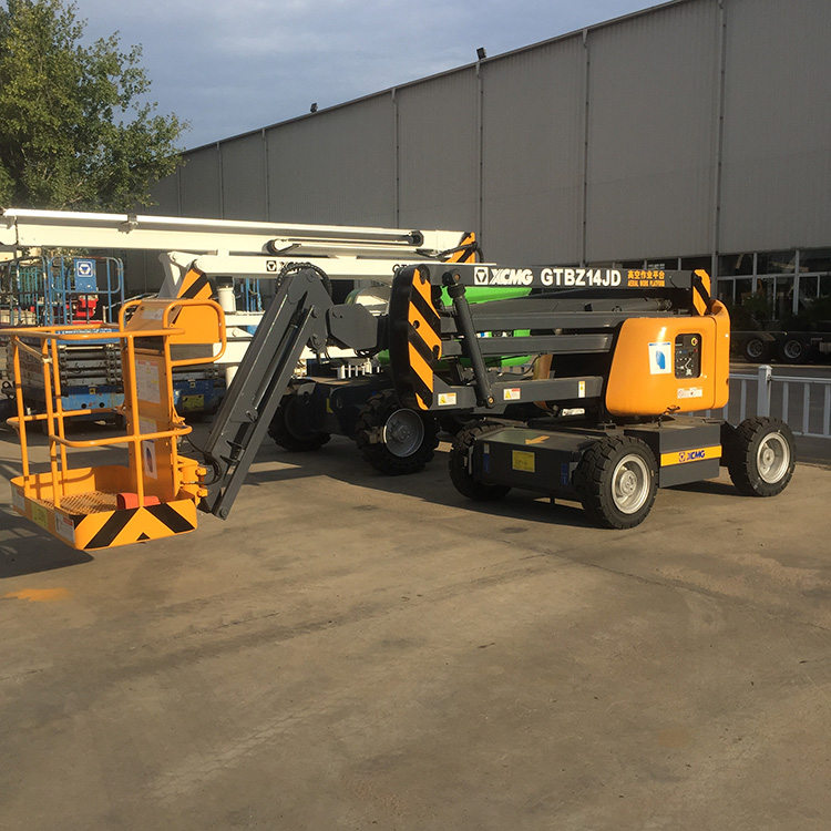 XCMG 15m articulated boom lift GTBZ14JD electric work platform price ...