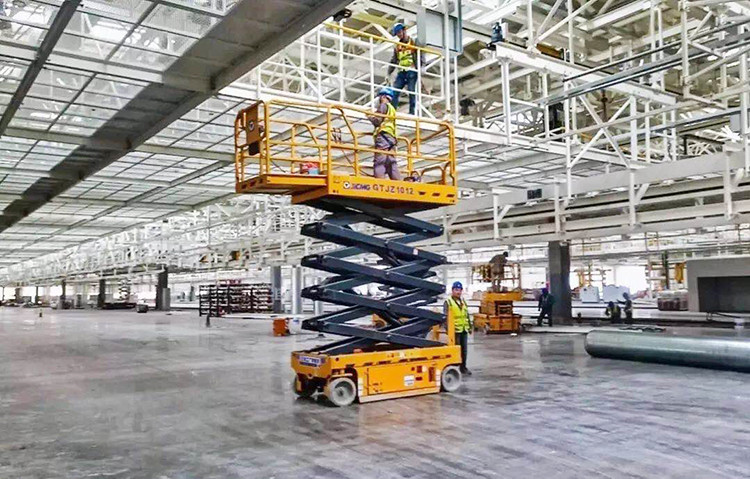 XCMG Official 12m Scissor lift GTJZ1012 Aerial Work Platform price for ...