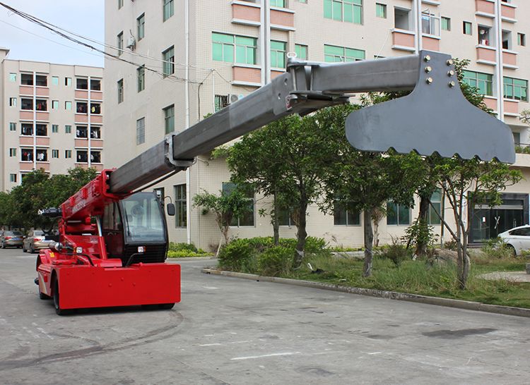 Telescopic single boom furnace tend vehicle HNBZ8512 for aluminum ...